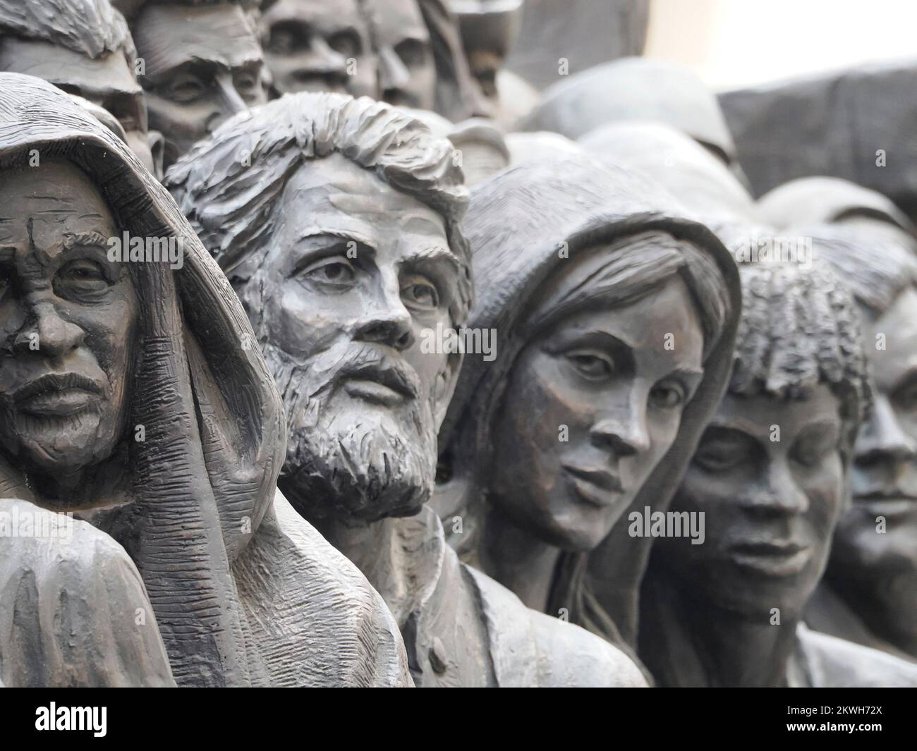 ROME, ITALY - NOVEMBER 25, 2022 : monument in tribute to migrants by ...