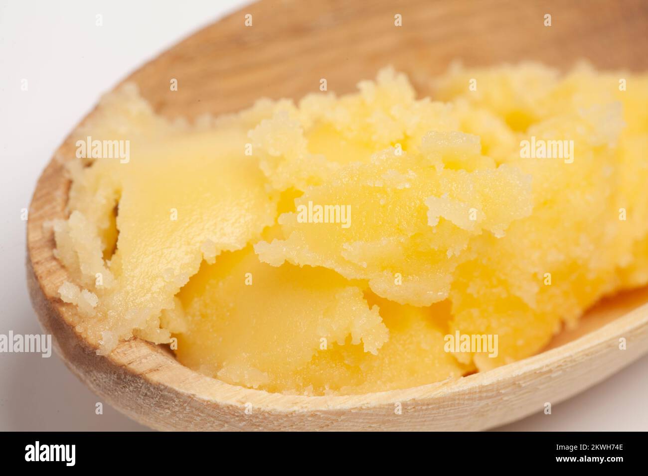 Ghee on spoon top hi-res stock photography and images - Alamy