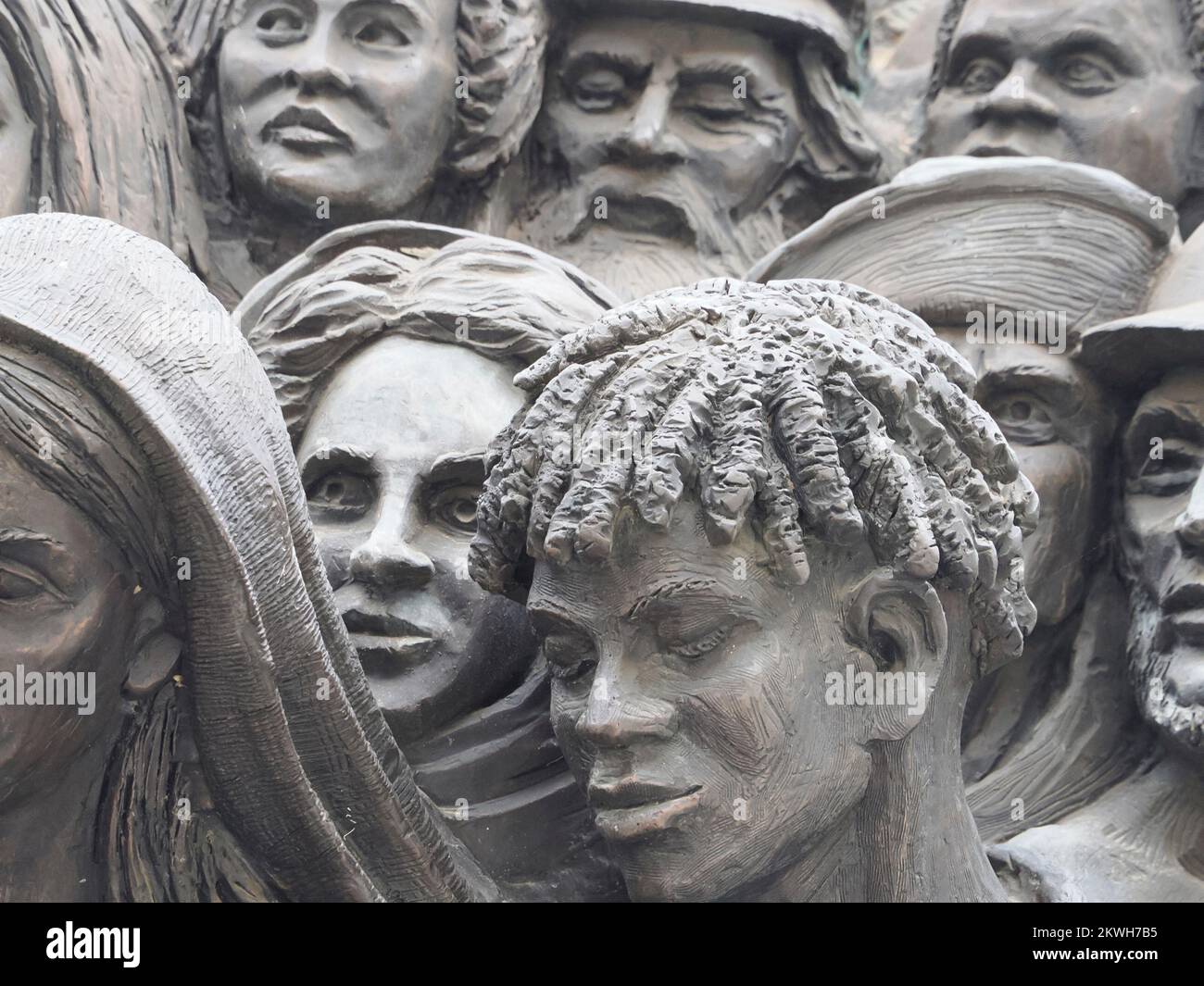 ROME, ITALY - NOVEMBER 25, 2022 : monument in tribute to migrants by ...
