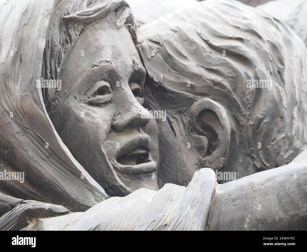 ROME, ITALY - NOVEMBER 25, 2022 : monument in tribute to migrants by ...