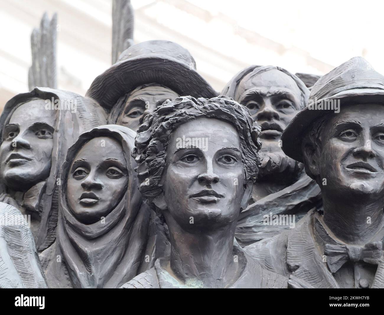 ROME, ITALY - NOVEMBER 25, 2022 : monument in tribute to migrants by ...