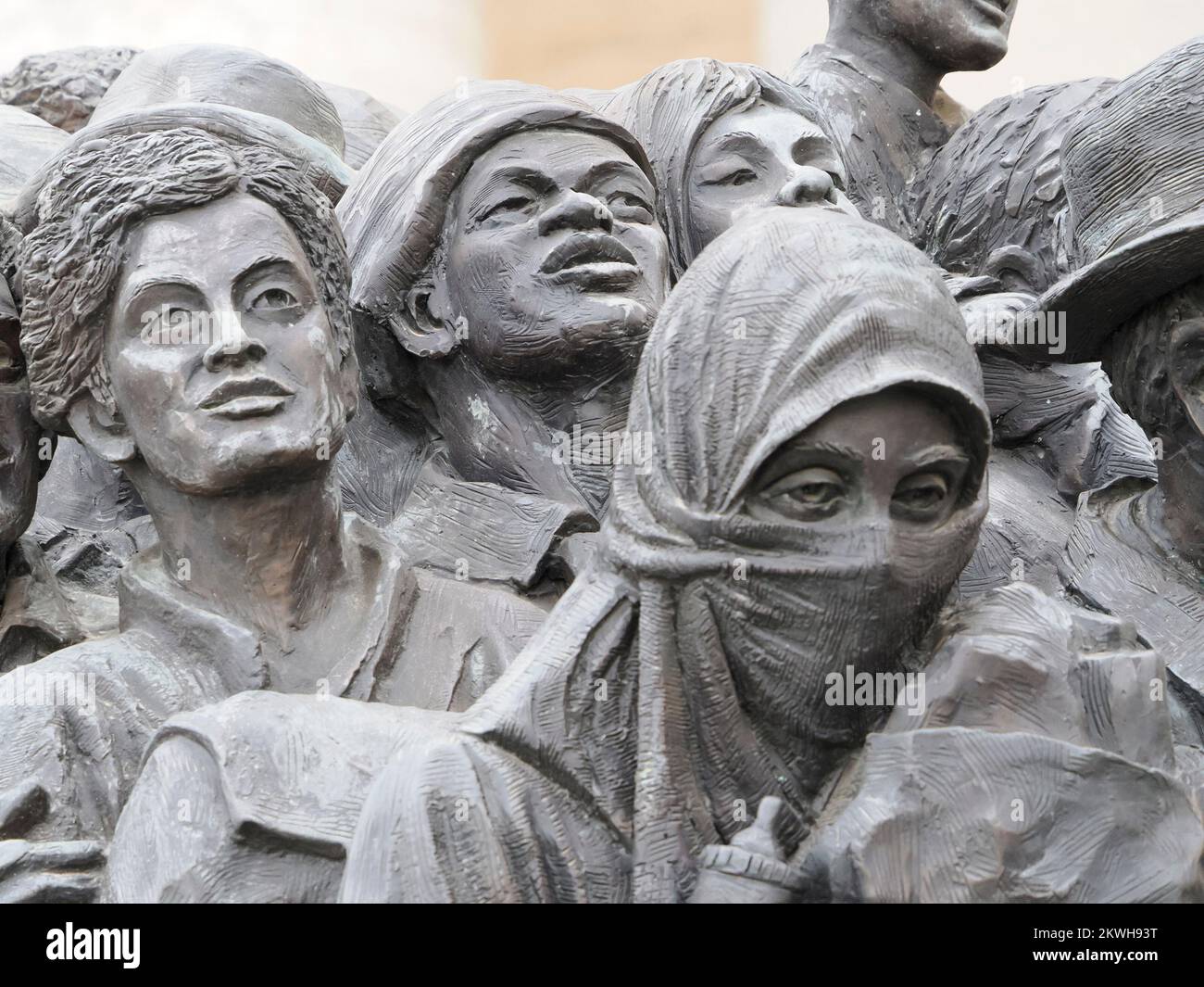 ROME, ITALY - NOVEMBER 25, 2022 : monument in tribute to migrants by ...