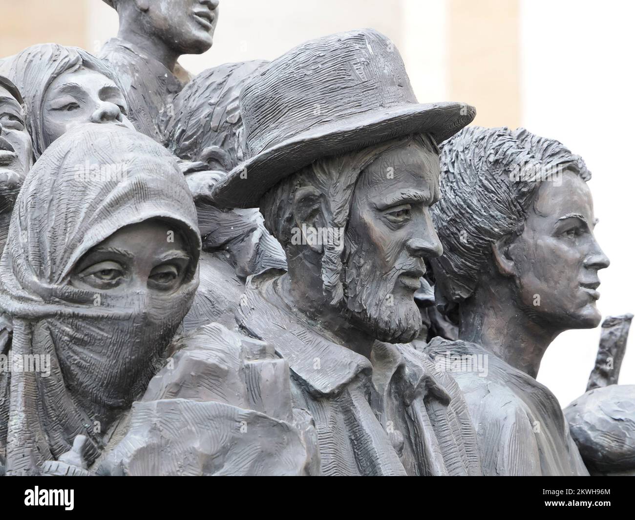ROME, ITALY - NOVEMBER 25, 2022 : monument in tribute to migrants by ...