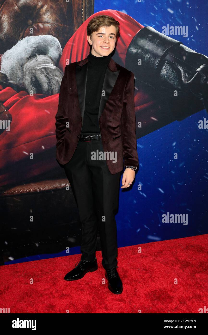 LOS ANGELES - NOV 29: Alexander Elliot at the Violent Night Premiere at ...