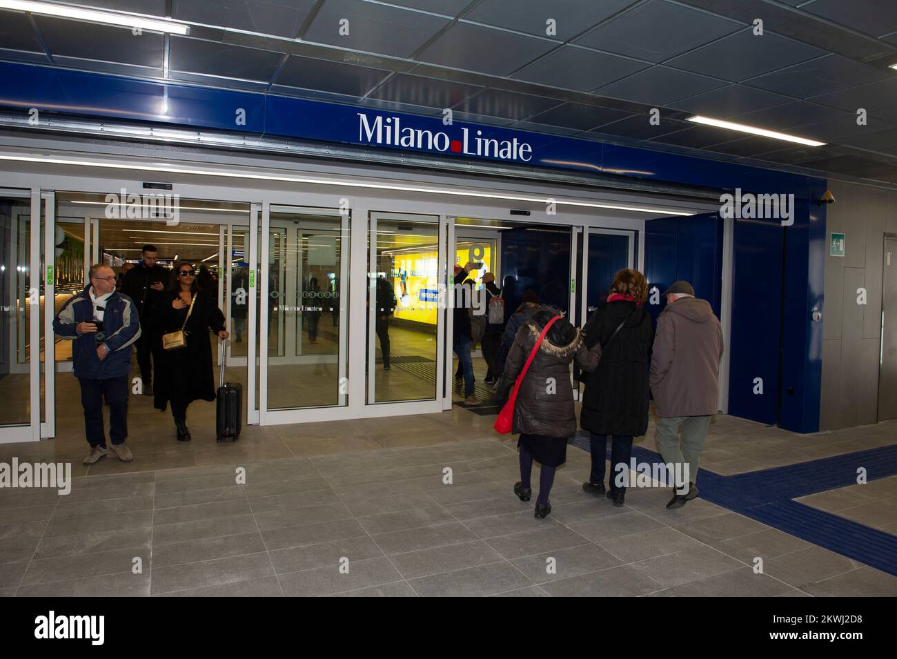 2022 november 26 - Europe, Italy, Lombardia, Milan - Linate Airport ...