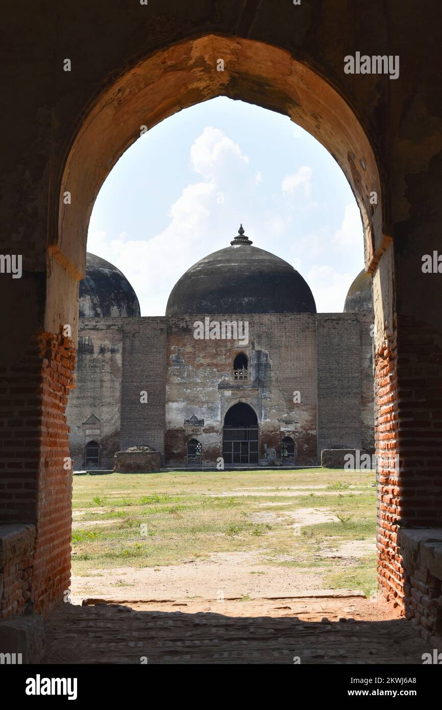 Beautiful view of Alif Khan Masjid from main gateway, It was build in ...