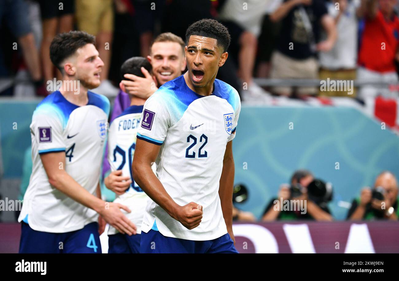 Football World Cup 2022, Qatar, Ahmed bin Ali Stadium; Wales vs England ...