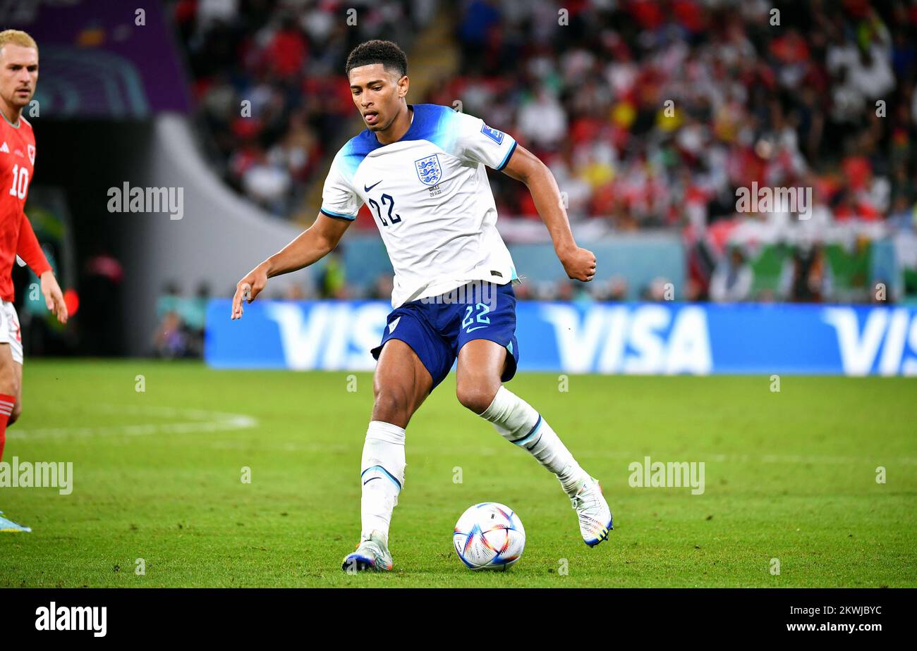 Football World Cup 2022, Qatar, Ahmed bin Ali Stadium; Wales vs England ...