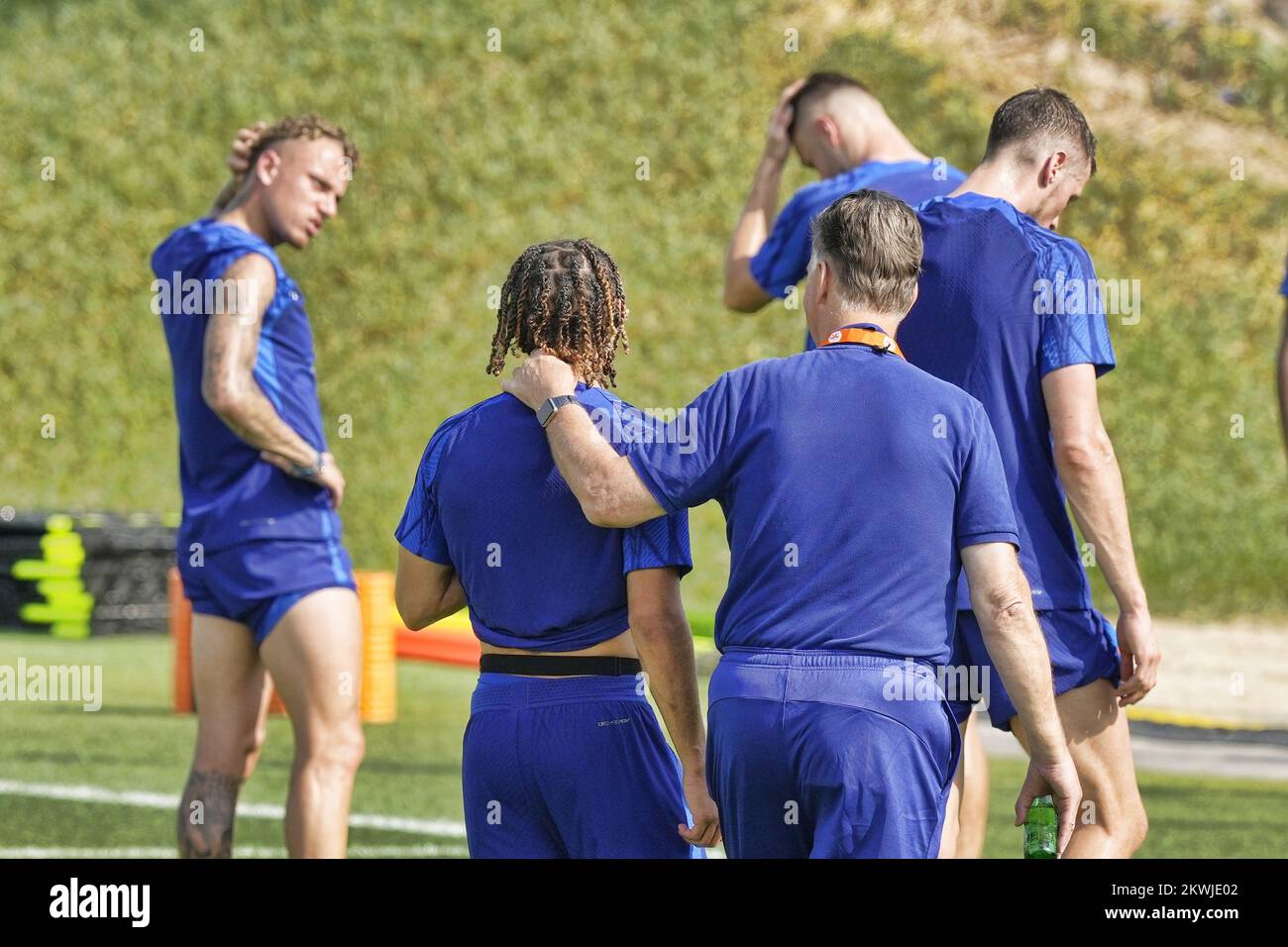 DOHA, 30-11-2022 World Cup 2022 in Qatar, training session Team ...