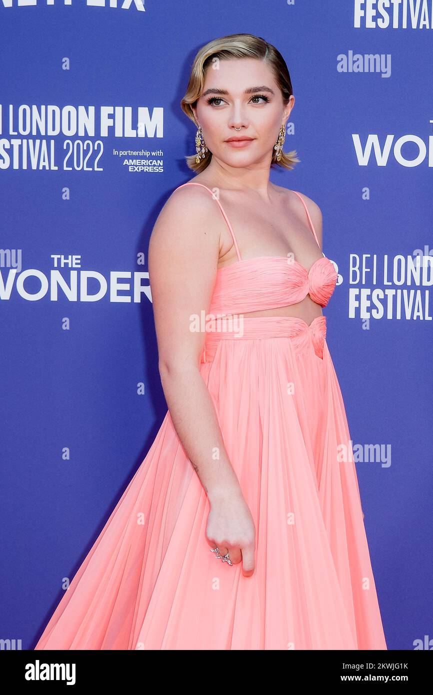 Florence Pugh photographed during the Headline Gala European Premiere ...