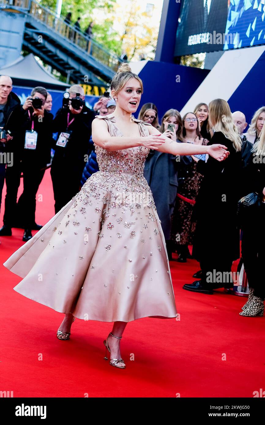 Aimee Lou Wood photographed during the Headline Gala UK Premiere of ...