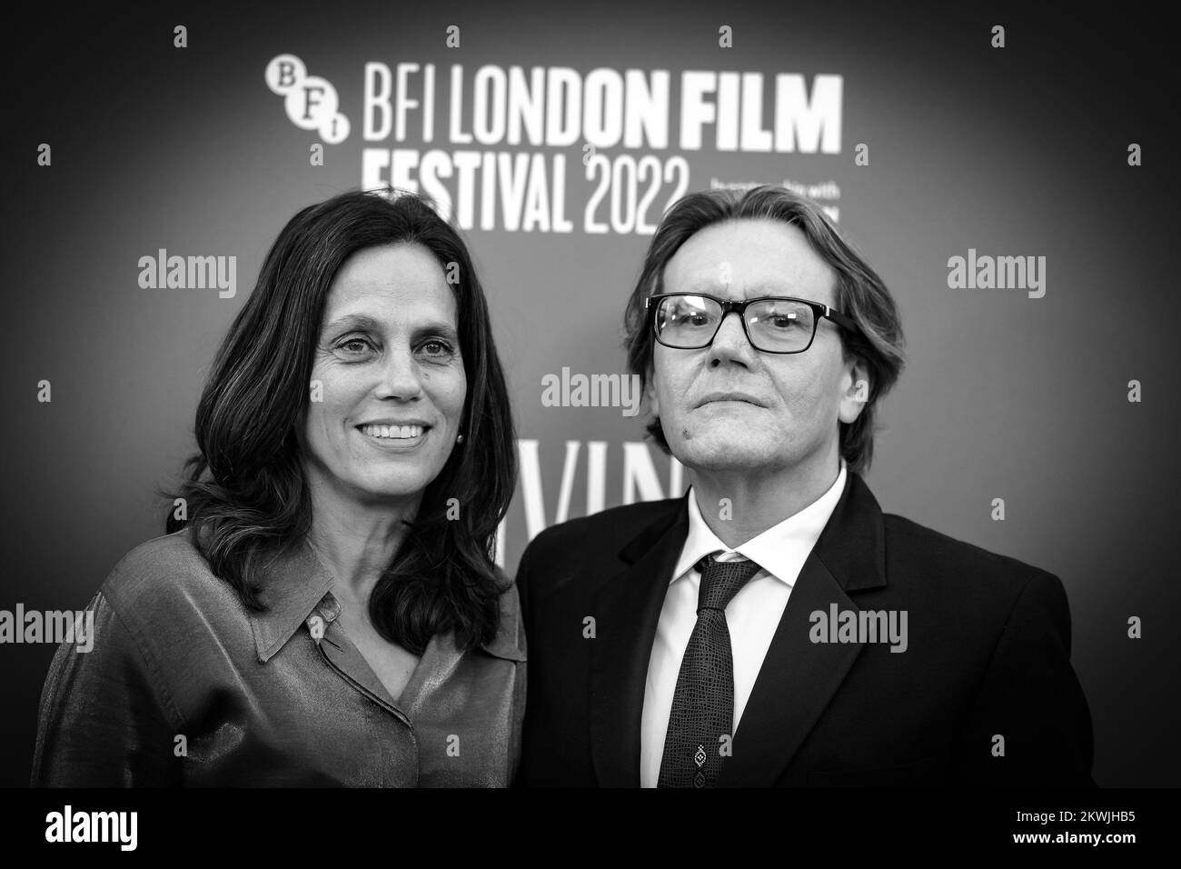 Elizabeth Karlsen and Stephen Woolley photographed during the Headline ...