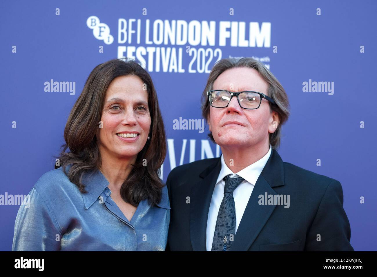 Elizabeth Karlsen and Stephen Woolley photographed during the Headline ...