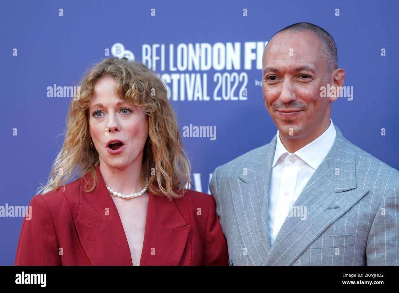 Zoe Boyle and Oliver Hermanus photographed during the Headline Gala UK ...
