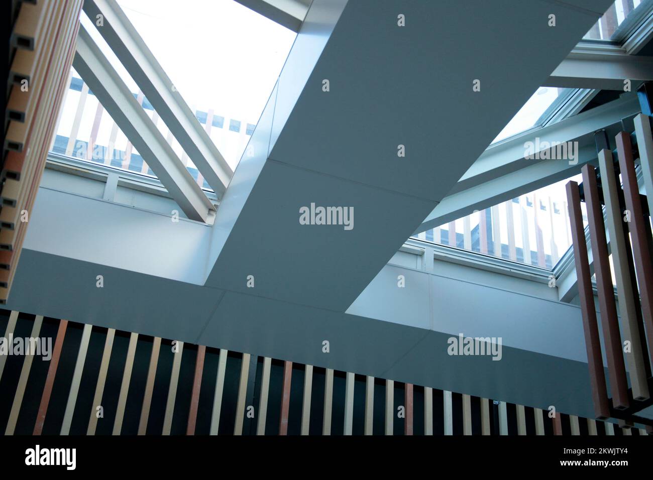 Glass ceiling modern architecture. Office building Stock Photo - Alamy