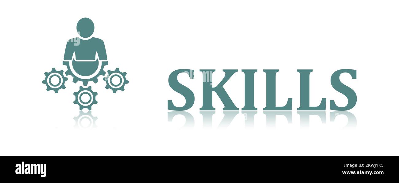 Illustration of a skills concept Stock Photo - Alamy