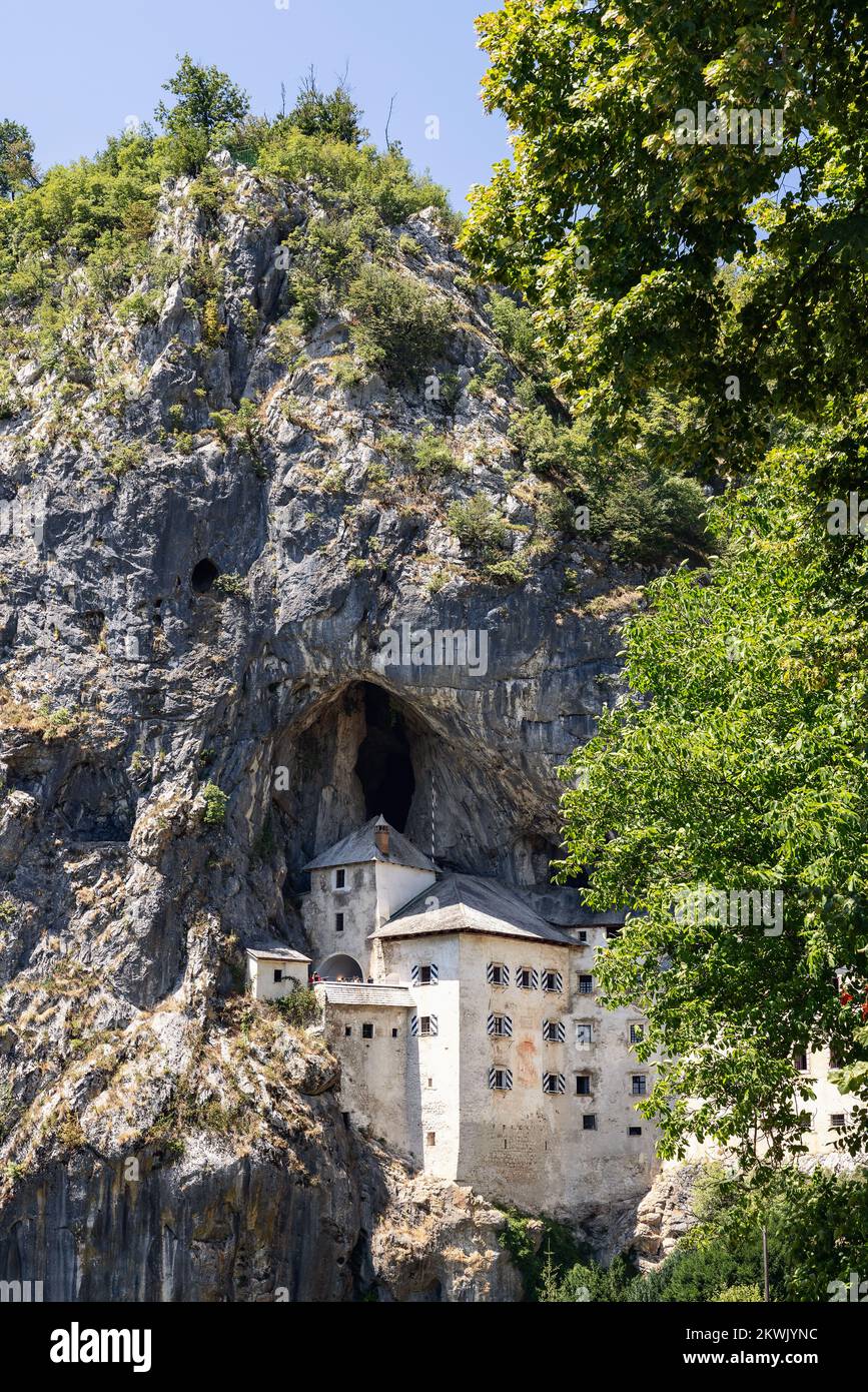 Built in Gothic and then rebuilt in Renaissance style Predjama Castle ...