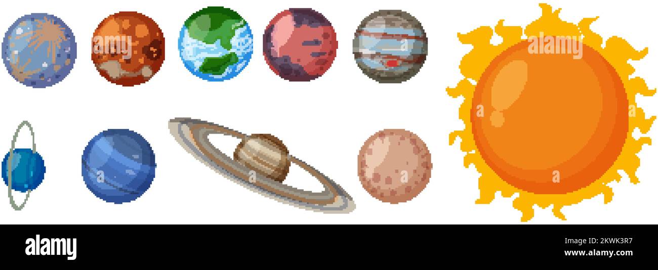 Set of solar system planets illustration Stock Vector Image & Art - Alamy Set of solar system planets illustration Stock Vector Image & Art - Alamy