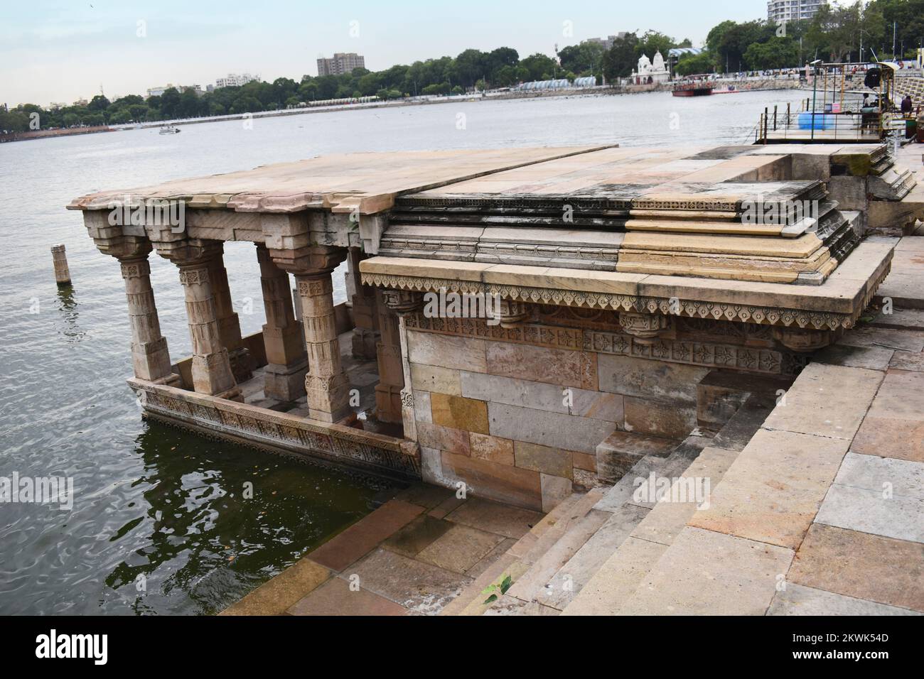 Architectural Heritage Ghat with intricate carvings in stone in ...