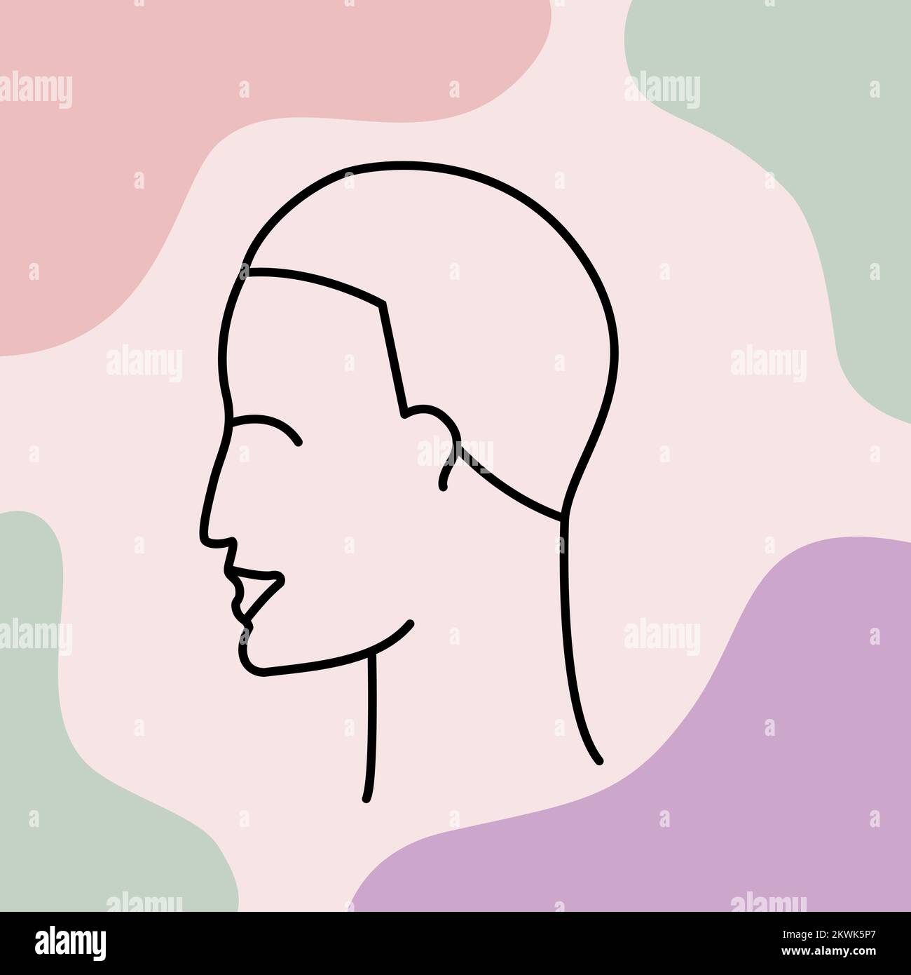 Minimalist line drawing closed Stock Vector Images - Alamy