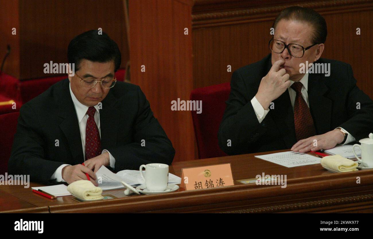 Hu jintao 2004 hi-res stock photography and images - Alamy