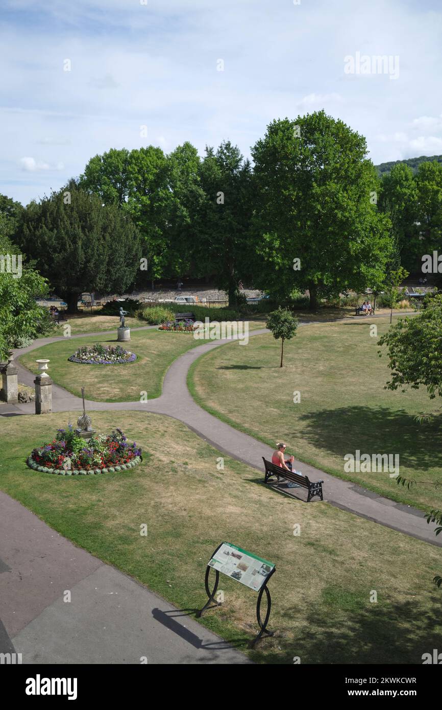 Parade gardens park in bath hi-res stock photography and images - Alamy