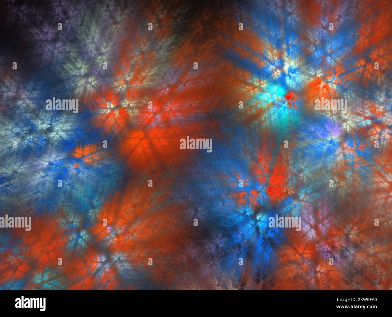 Abstract fractal graphics. Design element. Multicolor background Stock ...