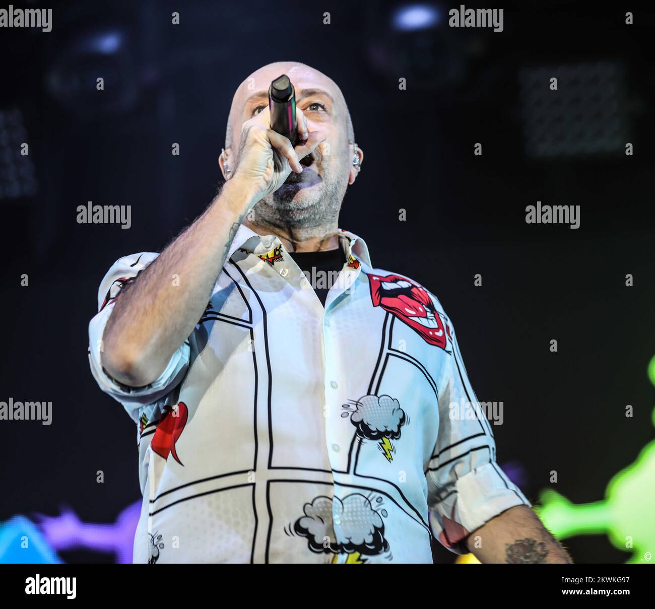 Mediolanum Forum, Assago (Milan), Italy, November 29, 2022, Max Pezzali ...