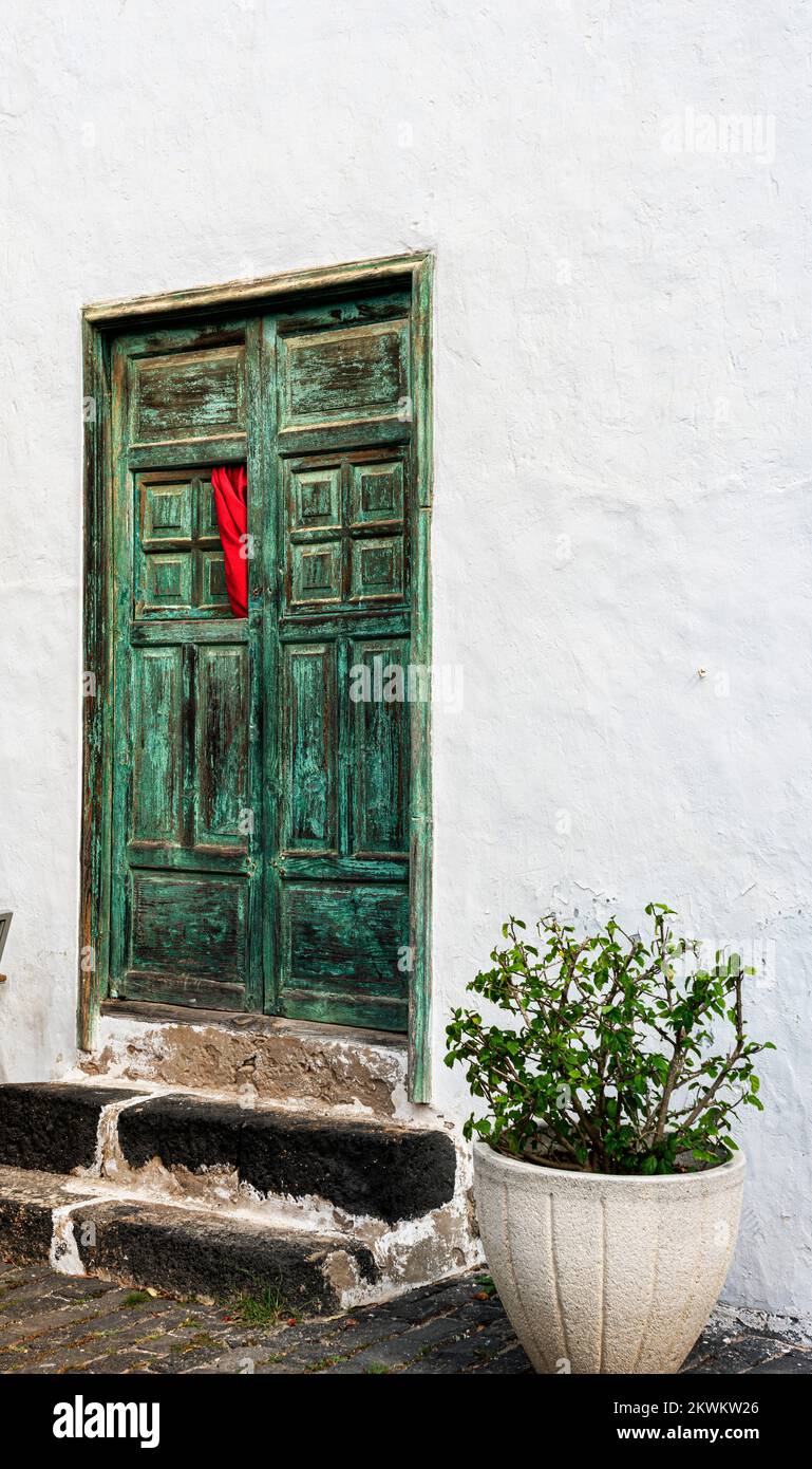Facade Detail, Doors And Windows On The Residential Buildings In ...