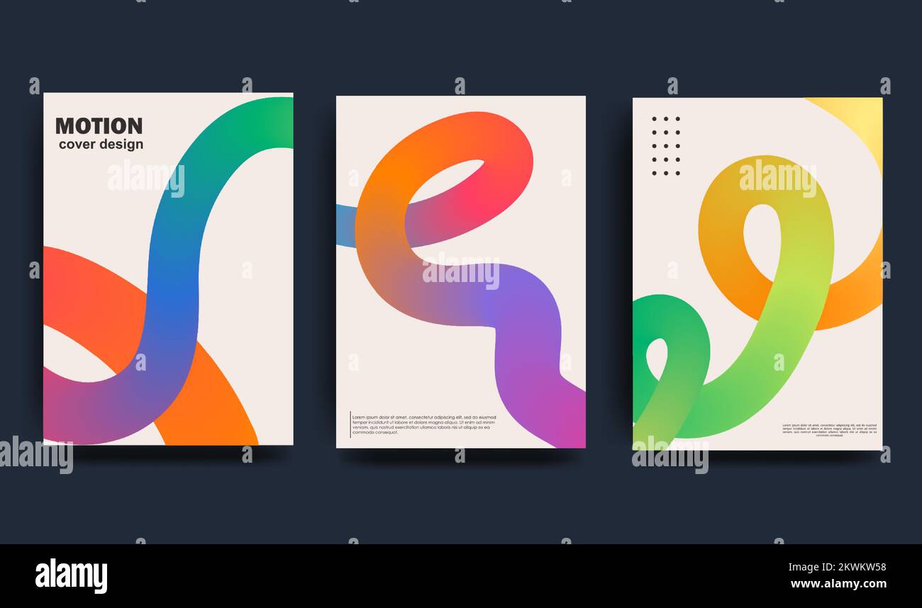 Creative covers in modern minimalist style for corporate identity ...