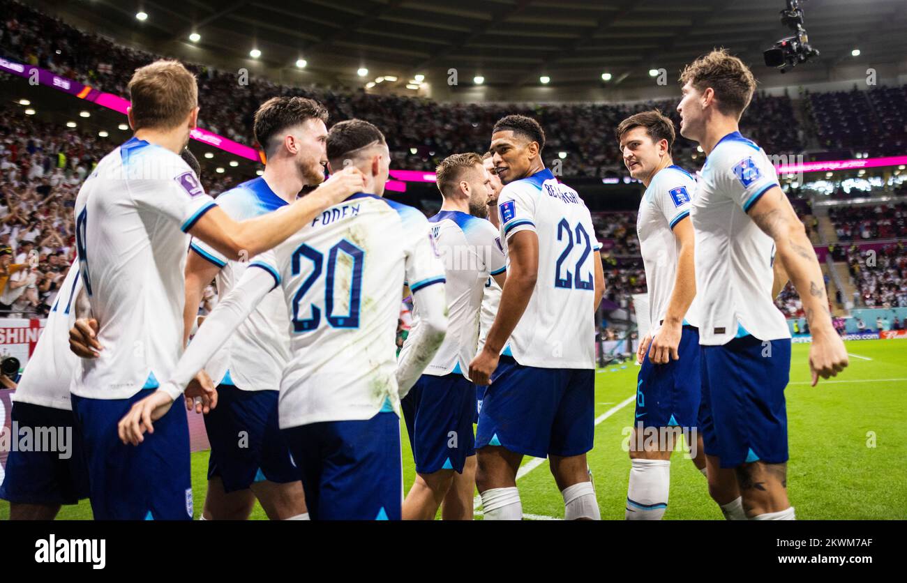 Doha, Qatar. 29th Nov, 2022. Goal celebration Harry Kane (England ...