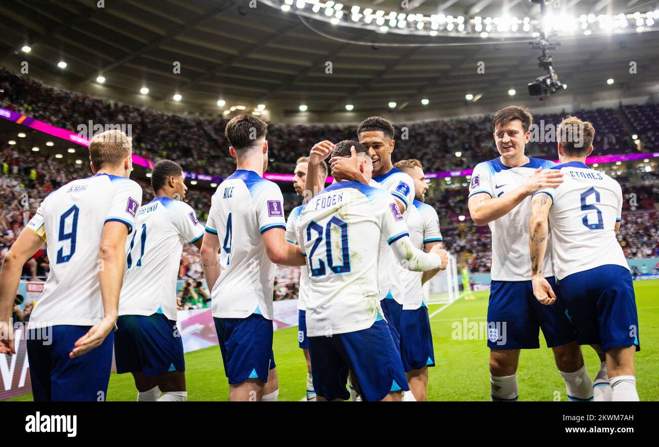 Doha, Qatar. 29th Nov, 2022. Goal celebration Harry Kane (England ...