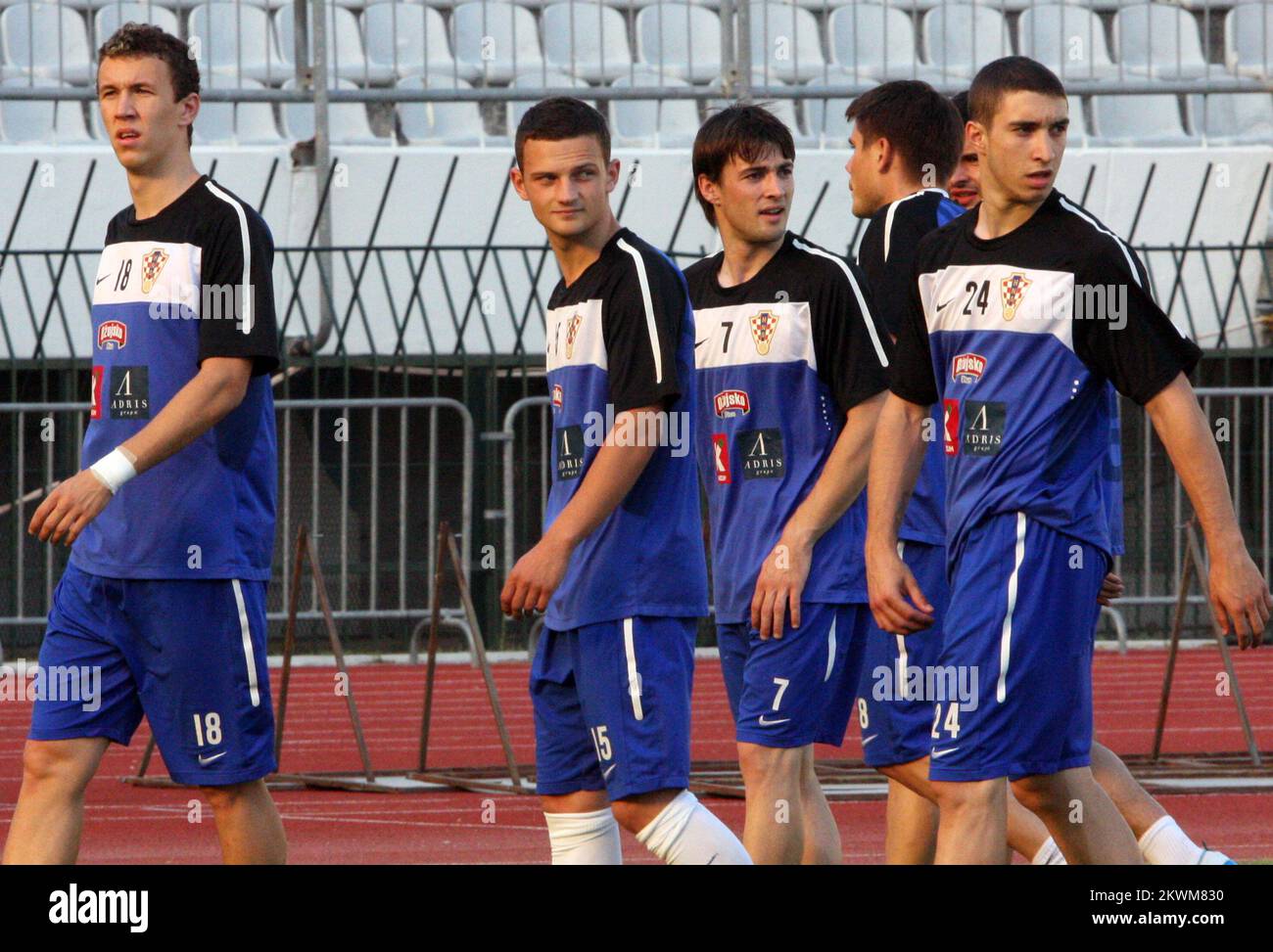 Croatia's Ivan Perisic, Ante Vukusic Stock Photo - Alamy