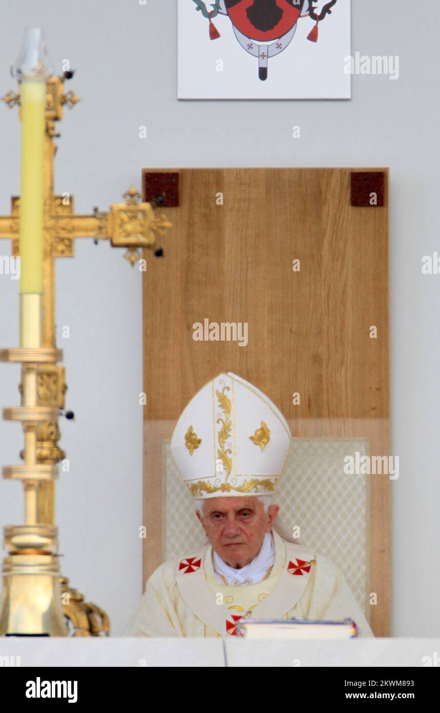 On the second day of his pastoral visit to Croatia, Pope Benedict XVI ...