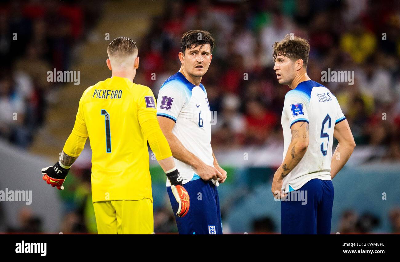 Doha, Qatar. 29th Nov, 2022. Torwart Jordan Pickford (England) Harry ...