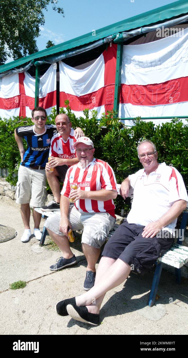 Stoke city football fan hi-res stock photography and images - Alamy