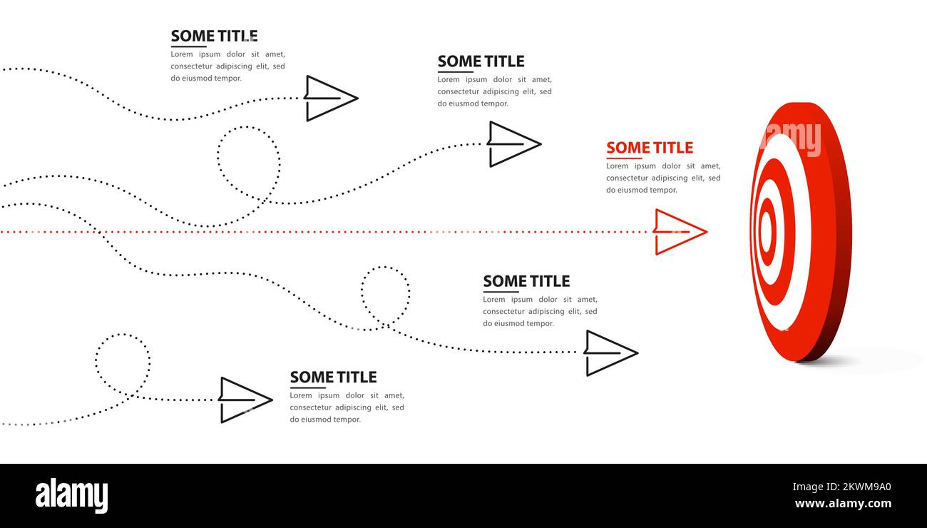 Infographic different option banner Stock Vector Images - Alamy