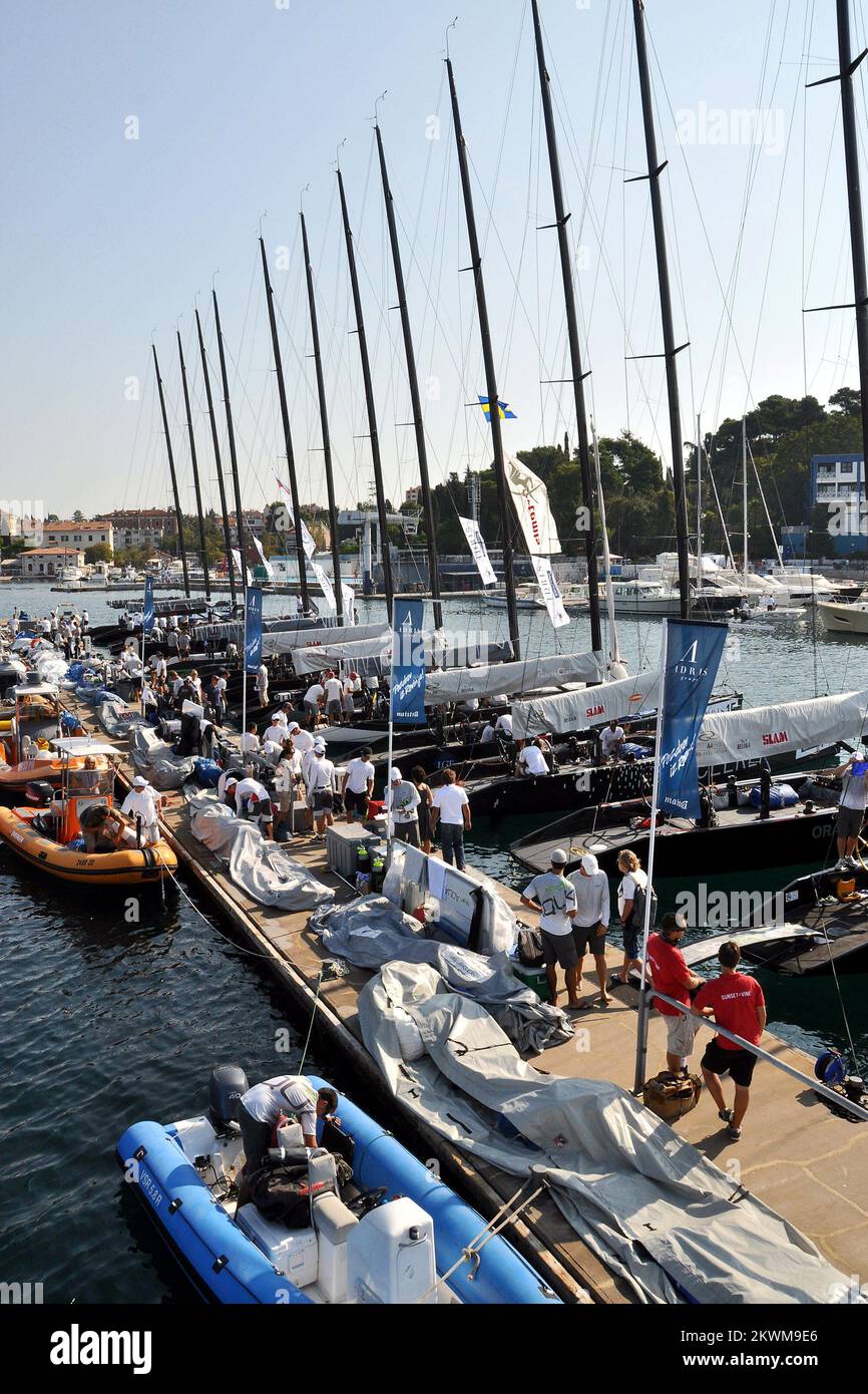 First day of the Adris RC44 Cup started with the Match race. RC44 Cup ...