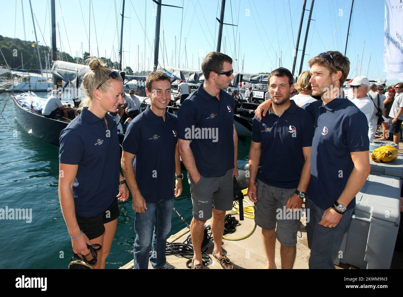 Fourth day of the prestigious sailing competition RC44 Cup. Special ...