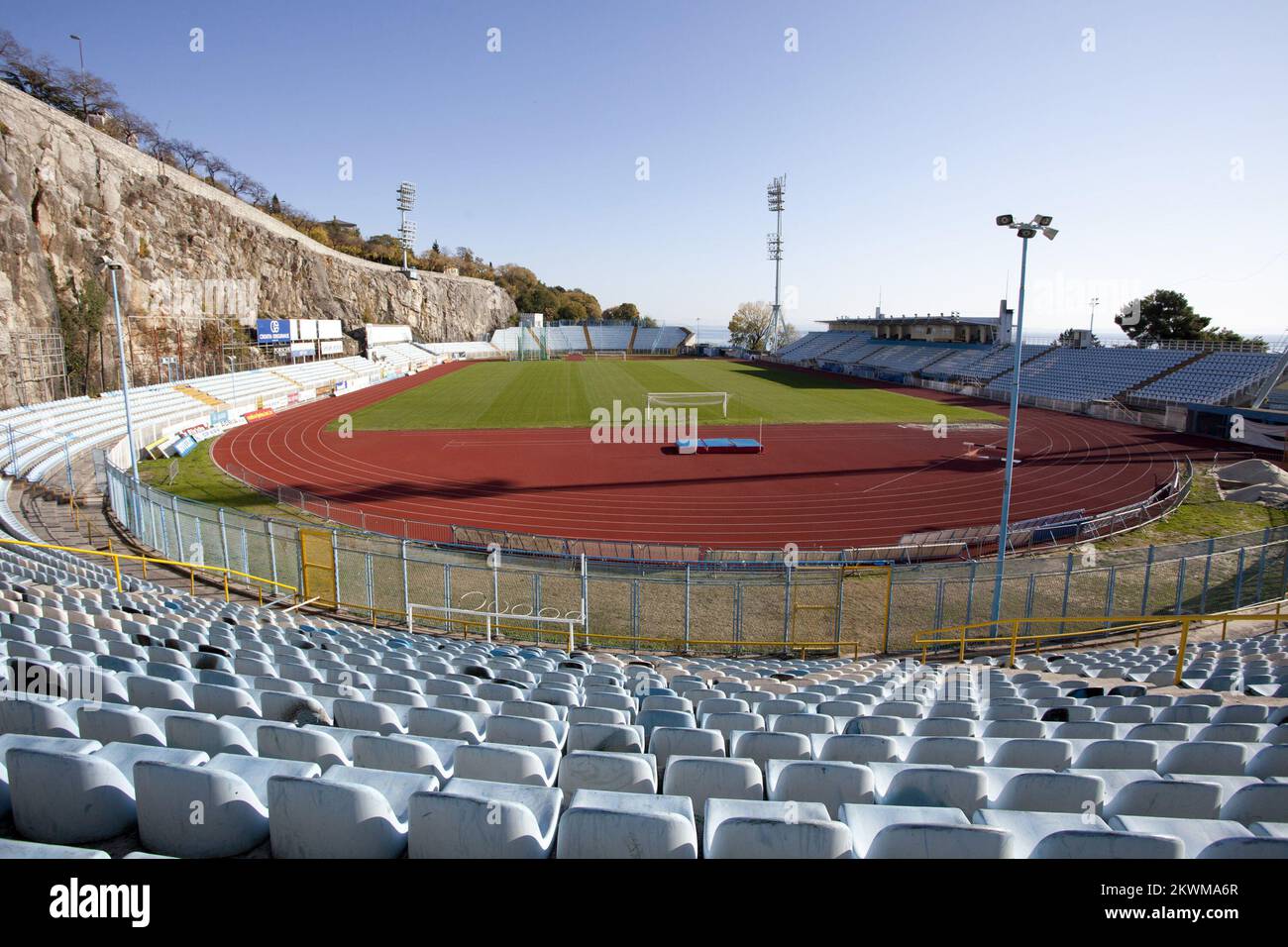 Stadium Kantrida in Rijeka, Croatia. American news agency CNN named the ...