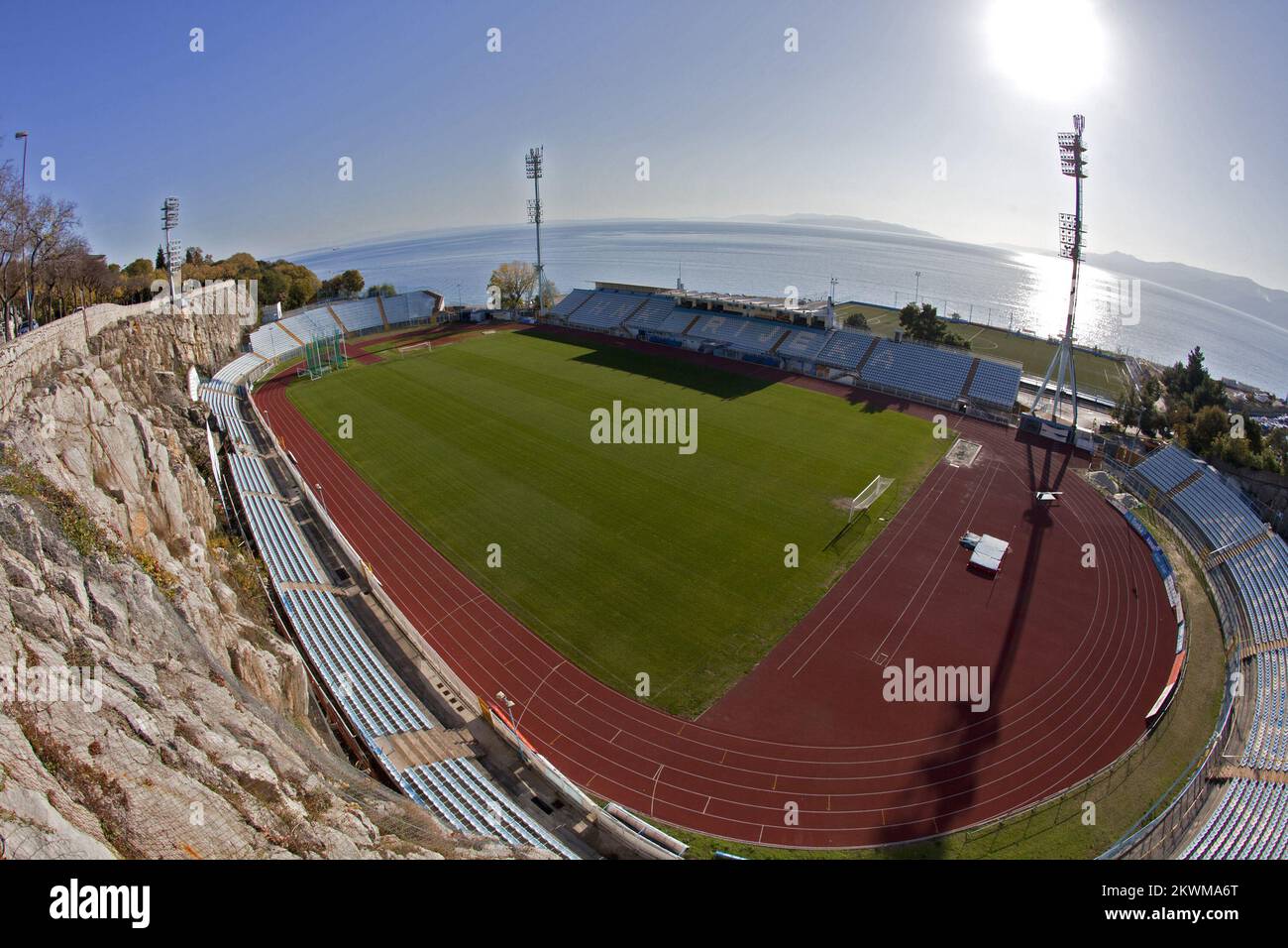 Stadium Kantrida in Rijeka, Croatia. American news agency CNN named the ...