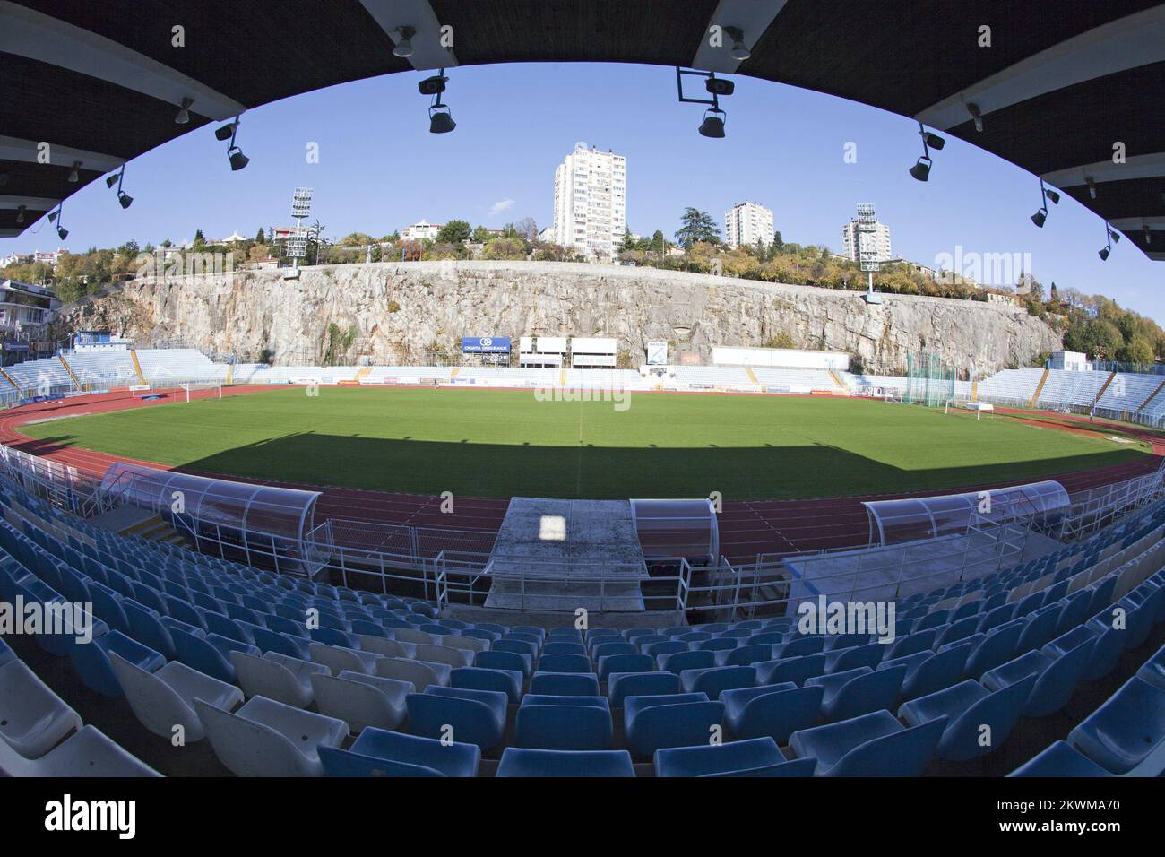 Stadium Kantrida in Rijeka, Croatia. American news agency CNN named the ...