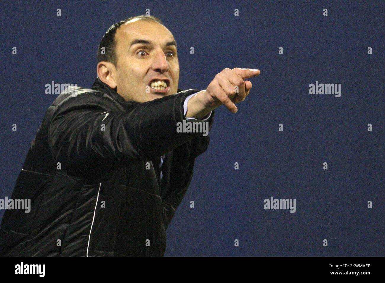 Dinamo Zagreb head coach Krunoslav Jurcic. Photo: Igor Kralj/PIXSELL ...