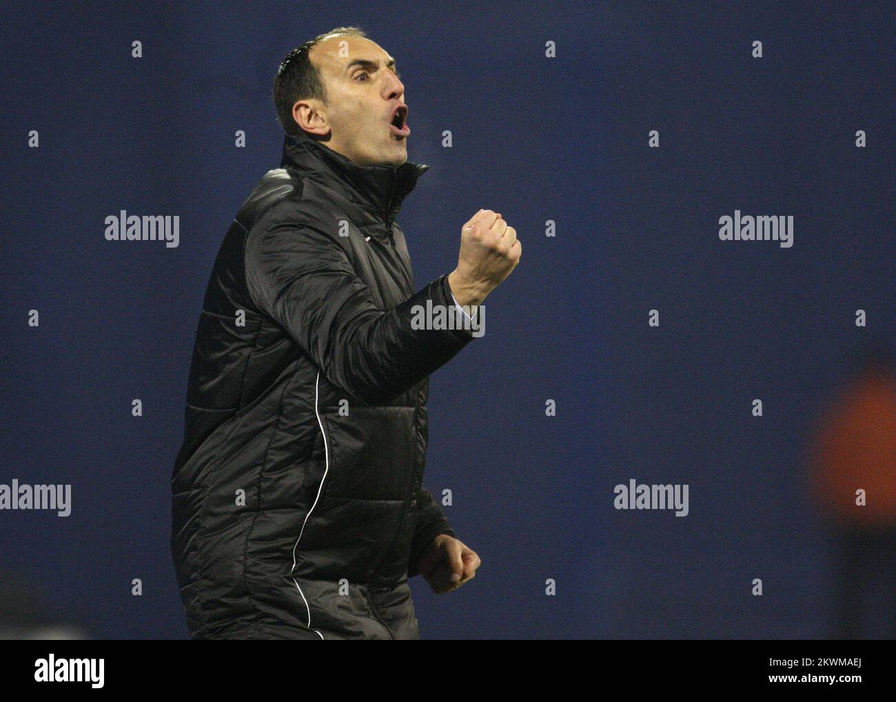 Dinamo Zagreb head coach Krunoslav Jurcic. Photo: Igor Kralj/PIXSELL ...