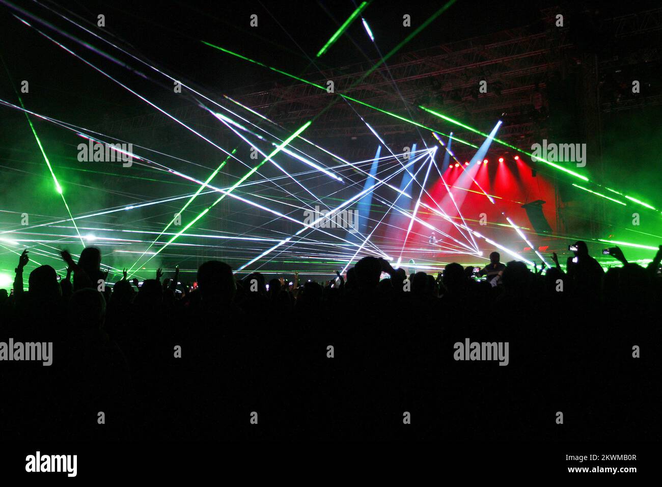 08.05.2012., Beograd, Serbia - American heavy metal band Metallica gave ...