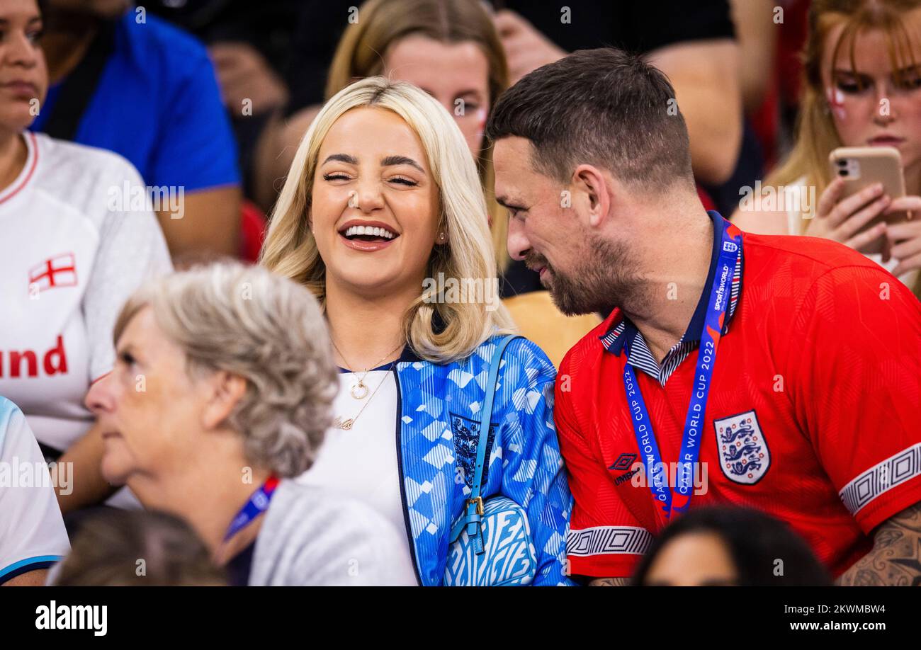 Doha, Qatar. 29th Nov, 2022. Megan Davison wife of Torwart Jordan ...