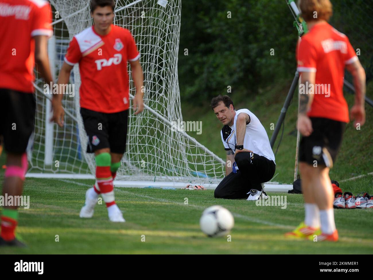 02.07.2012., Slovenia, Pohorje - Afternoon training of former Croatian ...