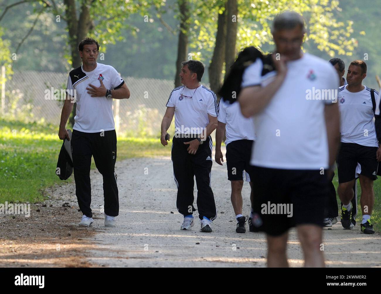 02.07.2012., Slovenia, Pohorje - Afternoon training of former Croatian ...