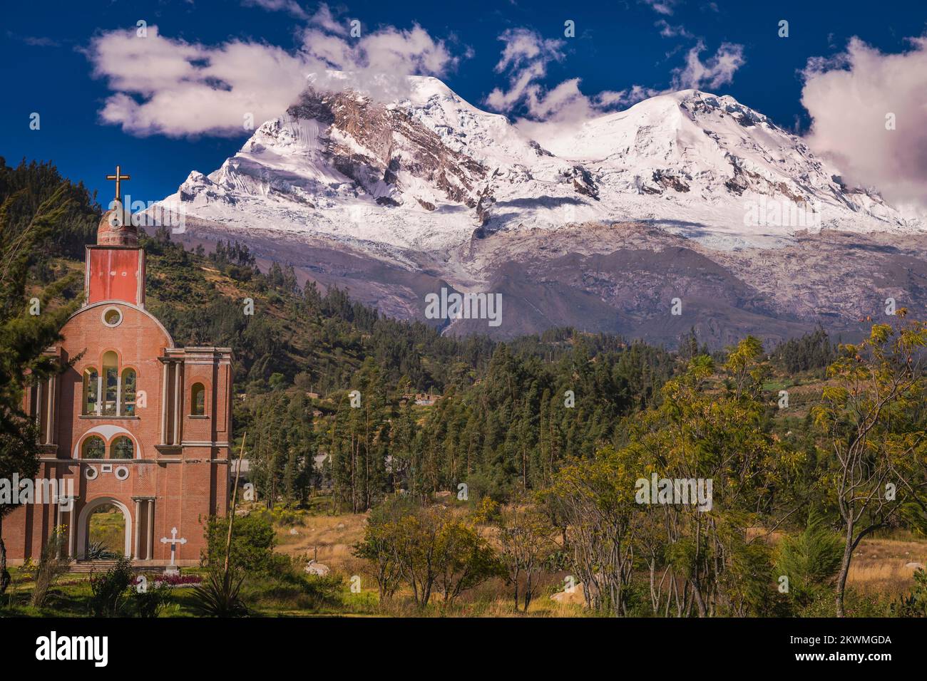Nevado Huascaran From Carhuaz