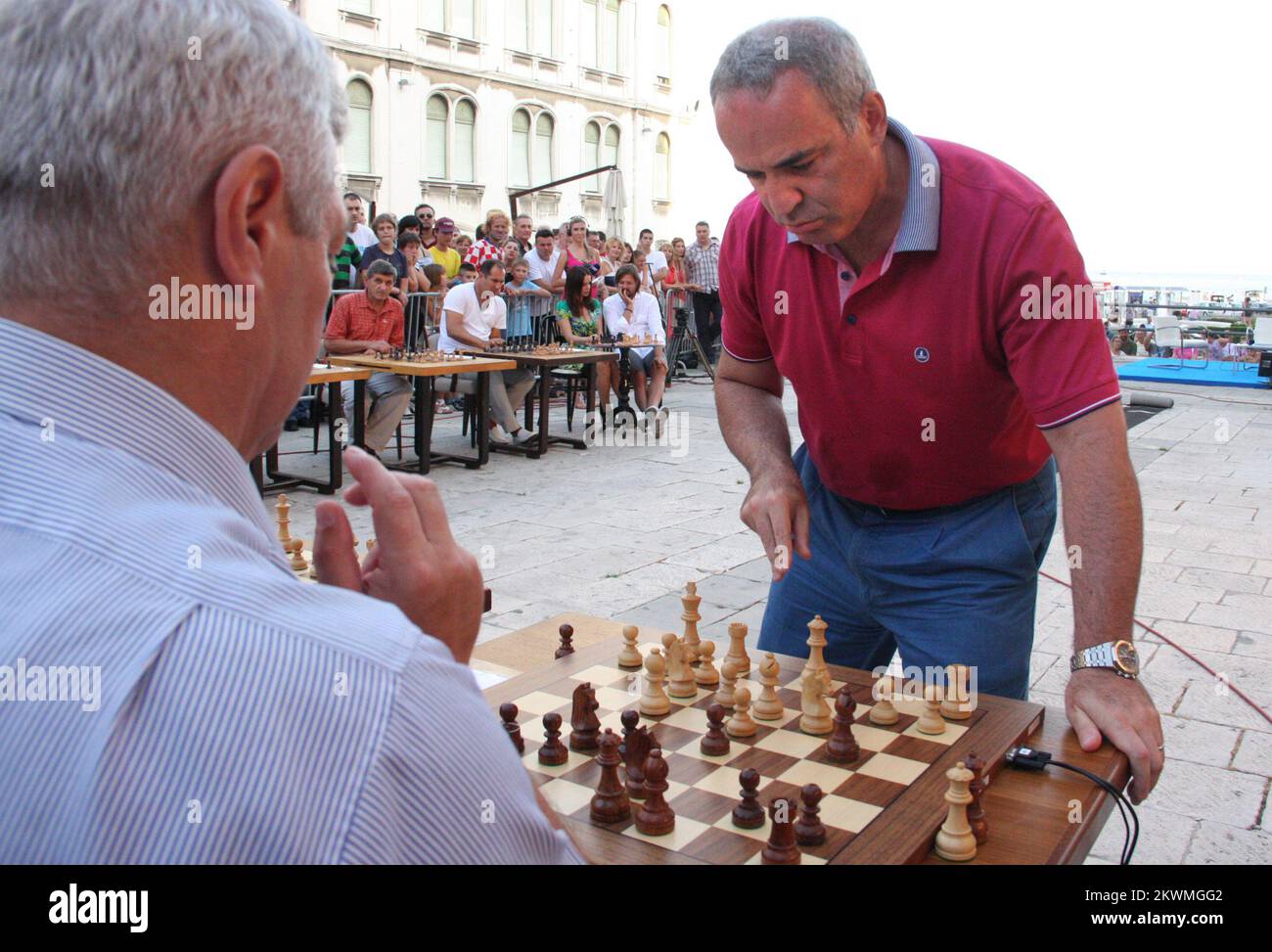21.07.2012., Split, Croatia - The famous chess player Garry Kasparov ...